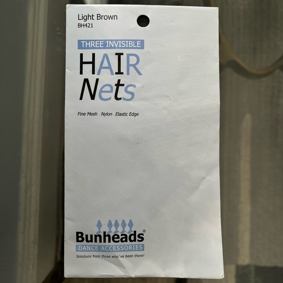 Bunheads | Accessories | Bunheads Invisible Light Brown Hair Nets ...